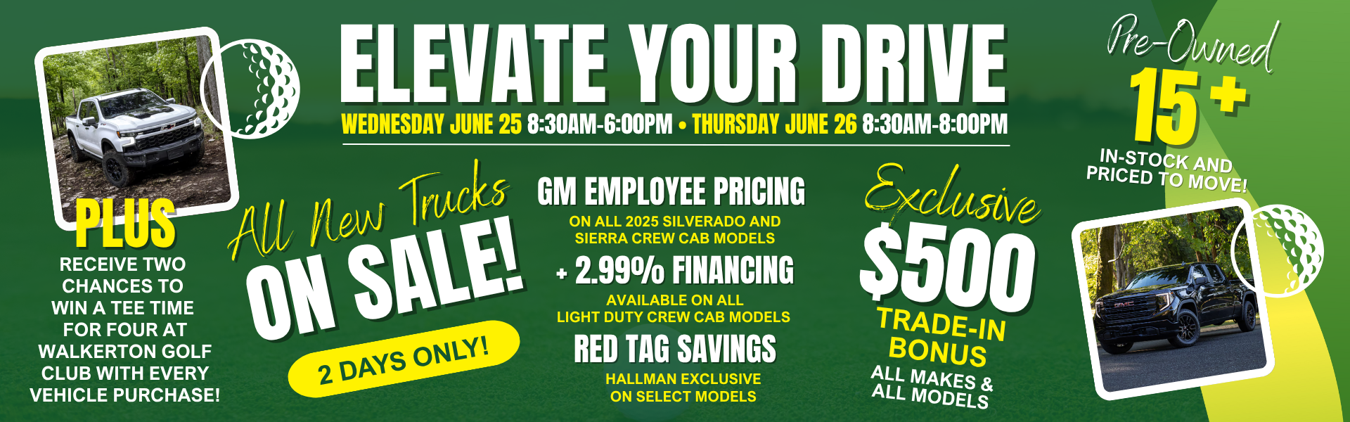 Elevate Your Drive: 2-Day Sales Event at Hallman GM - Hallman Motors ...
